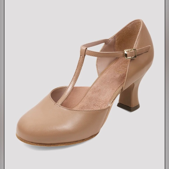 Bloch | Shoes | Bloch Tan Tstrap Heels | Poshmark